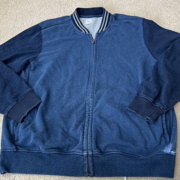 GAP | Jackets & Coats | Vintage Gap Zip Up Cotton Jacket Extralarge ...